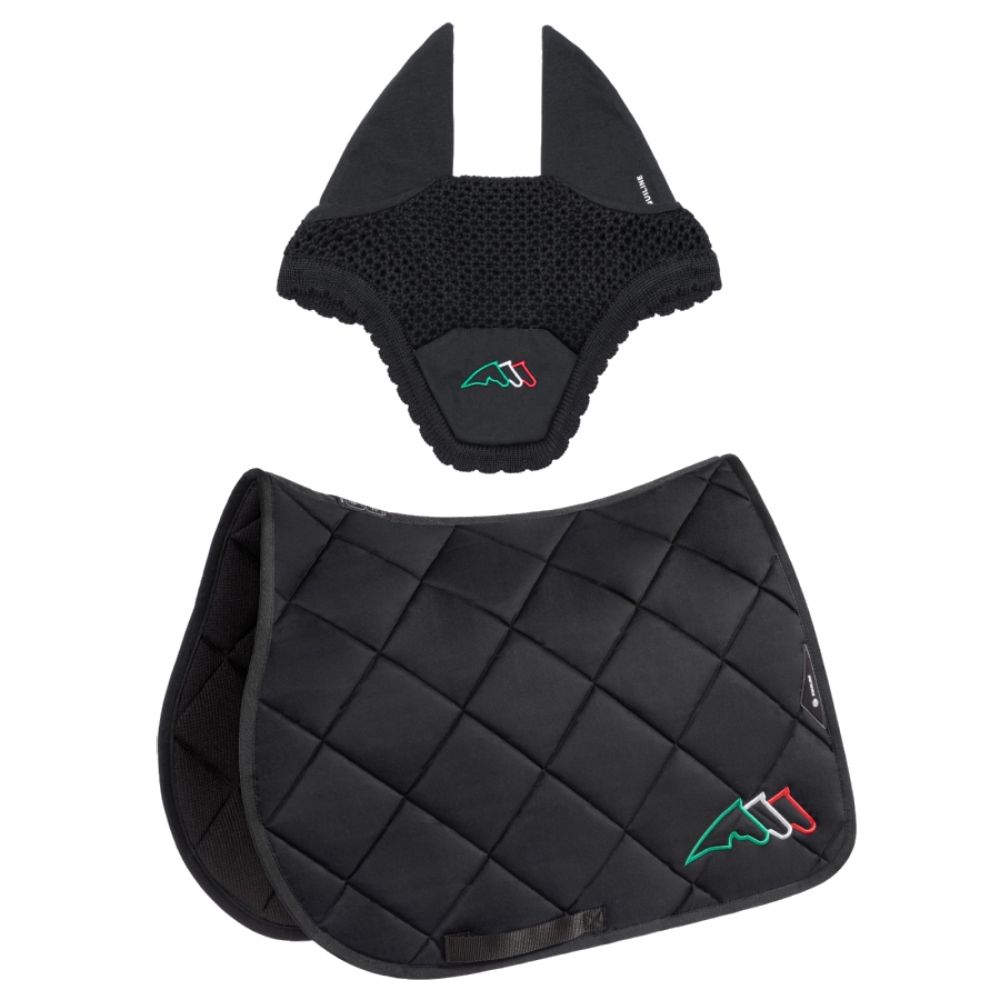 Equiline Eqtricolore Schabracke und Fliegenhaube-Set | Horse Shop